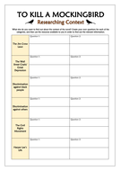To Kill a Mockingbird - Social and Historical Context! | Teaching Resources