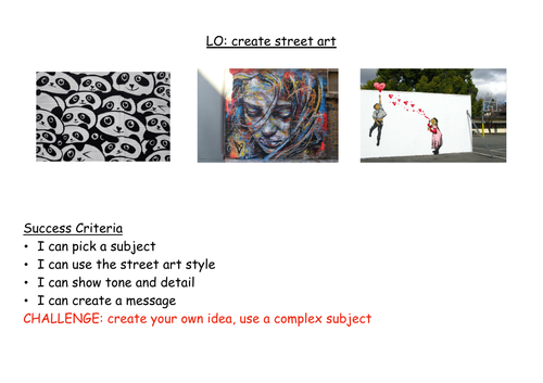 Street Art | Teaching Resources