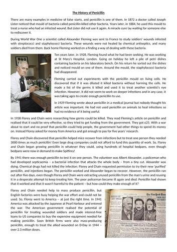 Alexander Fleming: Father of Antibiotics | Teaching Resources