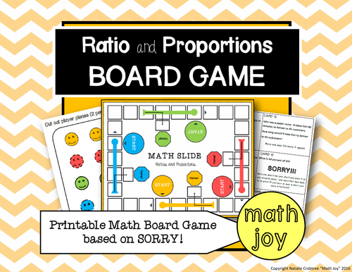 Ratio and Proportions Board Game | Teaching Resources