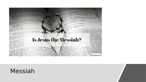 Jesus - Messiah? | Teaching Resources