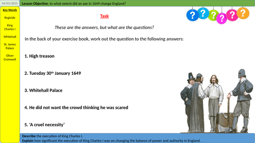 The Execution of King Charles I | Teaching Resources