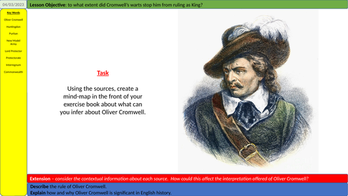 Oliver Cromwell and the Commonwealth | Teaching Resources
