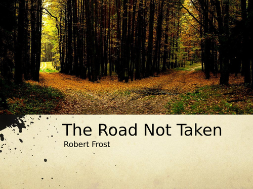 Robert Frost CCEA A Level Poetry Analysis | Teaching Resources