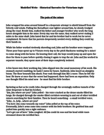 Victorian Historical Narrative -planning and modelled write Year 5/6 ...
