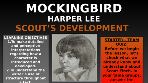 To Kill a Mockingbird - Scout's Development! | Teaching Resources