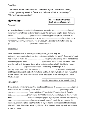 Write A Story Called 'Don't Ever Say I'm Bored' (7-11 years) | Teaching ...