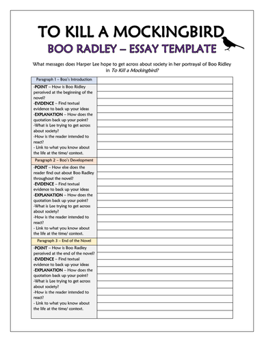 To Kill a Mockingbird - Boo Radley! | Teaching Resources