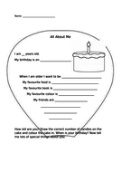 New Class Hot Air Balloon - All About Me | Teaching Resources