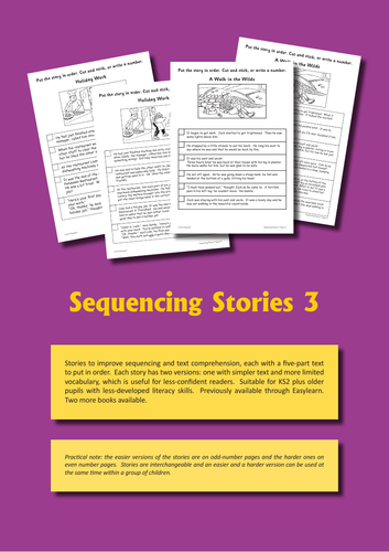 SEQUENCING STORIES BOOK 3 | Teaching Resources