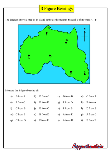 An Introduction to 3 Figure Bearings | Teaching Resources