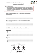 GCSE Psychology Edexcel- Social influence (Bystander Intervention ...