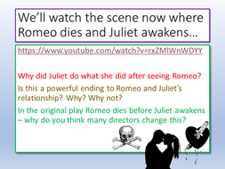 Romeo and Juliet Ending | Teaching Resources