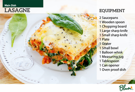 Food Technology Lasagne Recipe Card | Teaching Resources