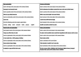 GCSE English Language New Specification - Punctuation | Teaching Resources