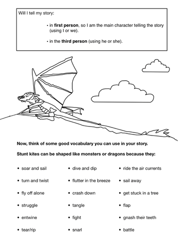 Plan And Write A Story Called 'The Stunt Kite' (7-11 years) | Teaching ...