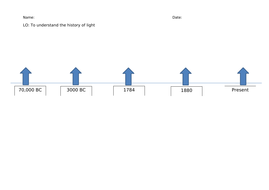 History of light - year 2 | Teaching Resources