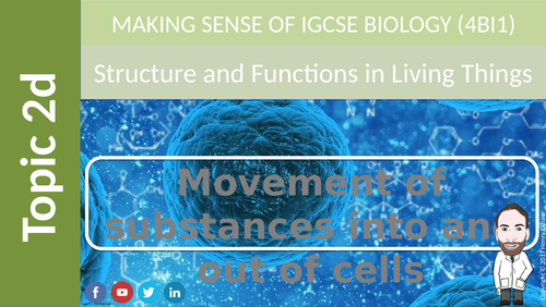 Igcse Biology 9 1 2d Movement Of Substances In And Out Of Cells