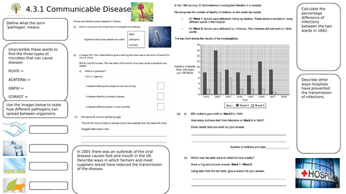 Home Learning Revision - Communicable Diseases (Pathogens) - AQA ...