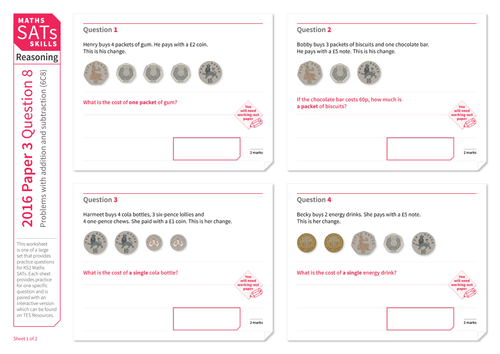 Solve money problems using all operations - KS2 Maths Sats Reasoning ... Solve money problems using all operations - KS2 Maths Sats Reasoning ...