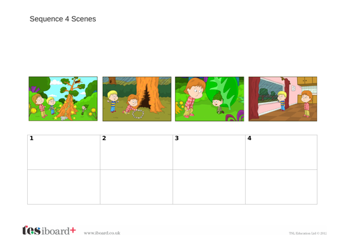 Sequencing Scenes Activity - The Ogre's Birthday - KS1 Literacy ...