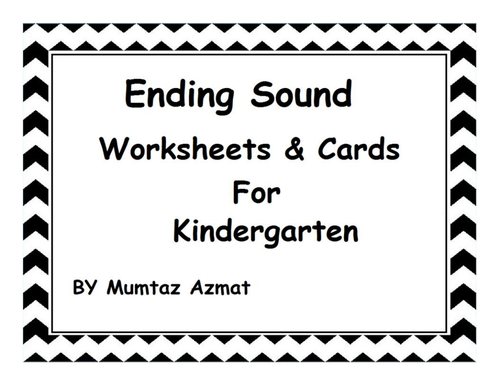 Ending Sound Worksheets for Kindergarten: | Teaching Resources
