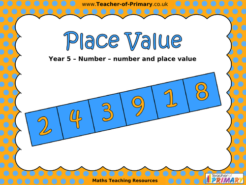 Place Value - Year 5 | Teaching Resources