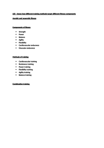 Cambridge National Sports Science PowerPoint Bundle | Teaching Resources