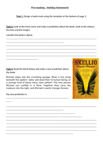 Skellig - Almond - Entire Powerpoint of lessons and Scheme of Work ...