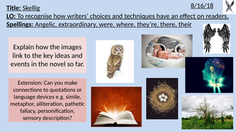 Skellig - Almond - Entire Powerpoint of lessons and Scheme of Work ...