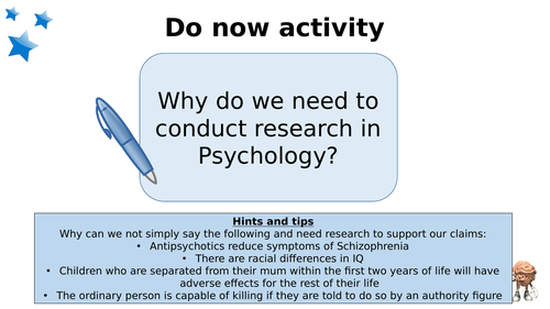 Experimental research methods (AQA Psychology) | Teaching Resources