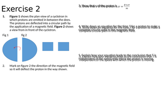A Level Physics Magnetic Fields 4 : Charged Particles in a Circular ...