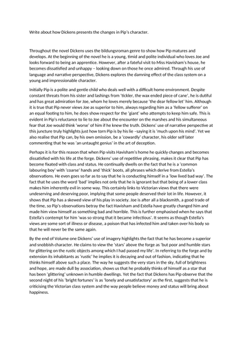 Great Expectations: GCSE example response | Teaching Resources
