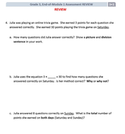 Grade 3, Math Module 1 REVIEW & ASSESSMENT w/Ans keys (printables ...