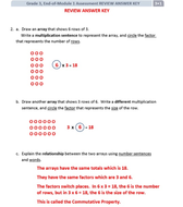 Grade 3, Math Module 1 REVIEW & ASSESSMENT w/Ans keys (printables ...