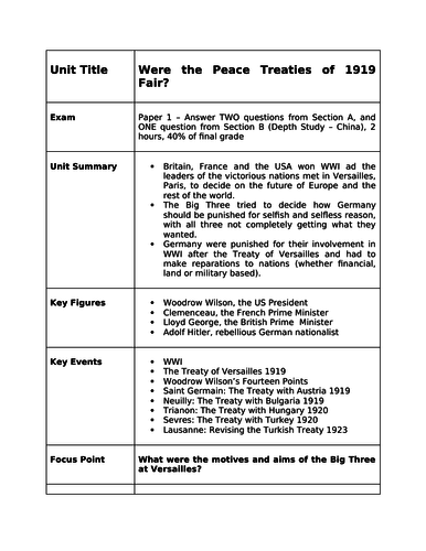 CIE IGCSE Revision Booklet 20th Century International Relations ...