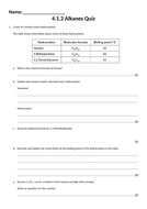 Core Organic Chemistry Assessments | Teaching Resources