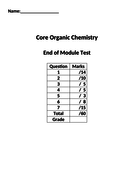 Core Organic Chemistry Assessments | Teaching Resources