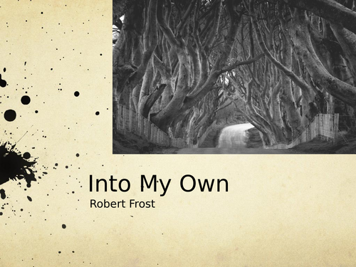 Robert Frost CCEA A Level Poetry Analysis | Teaching Resources