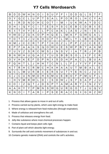 Y7 Organisms - Cells Revision pack 2020 - Based on AQA KS3 Science ...