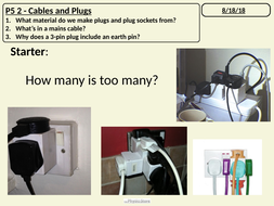 KS4 GCSE Physics AQA P5 2 Cables and Plugs Lesson Bundle | Teaching ...