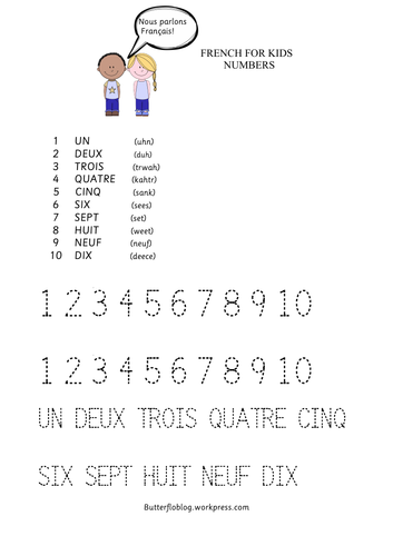 FRENCH FOR KIDS | Teaching Resources