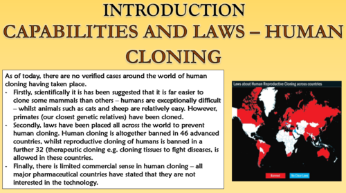 Never Let Me Go - The Human Cloning Debate! | Teaching Resources