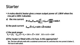 A Level Physics Electromagnetic Induction 4 : Transformers | Teaching ...