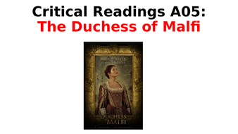 The Duchess of Malfi - Critical Quotes | Teaching Resources