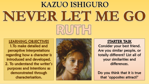 Never Let Me Go - Ruth! | Teaching Resources