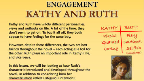 Never Let Me Go - Ruth! | Teaching Resources