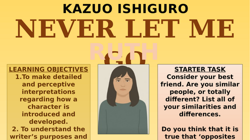 Never Let Me Go Lesson Bundle! | Teaching Resources