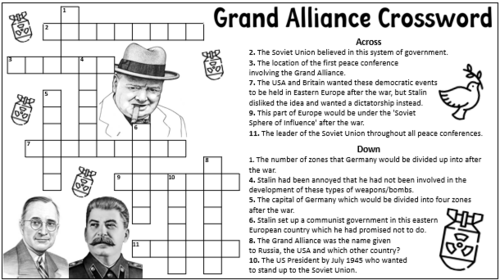 Grand Alliance Tehran Yalta Potsdam - Cold War - GCSE History Edexcel ...