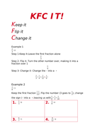 Divide Fractions- KFC it! | Teaching Resources